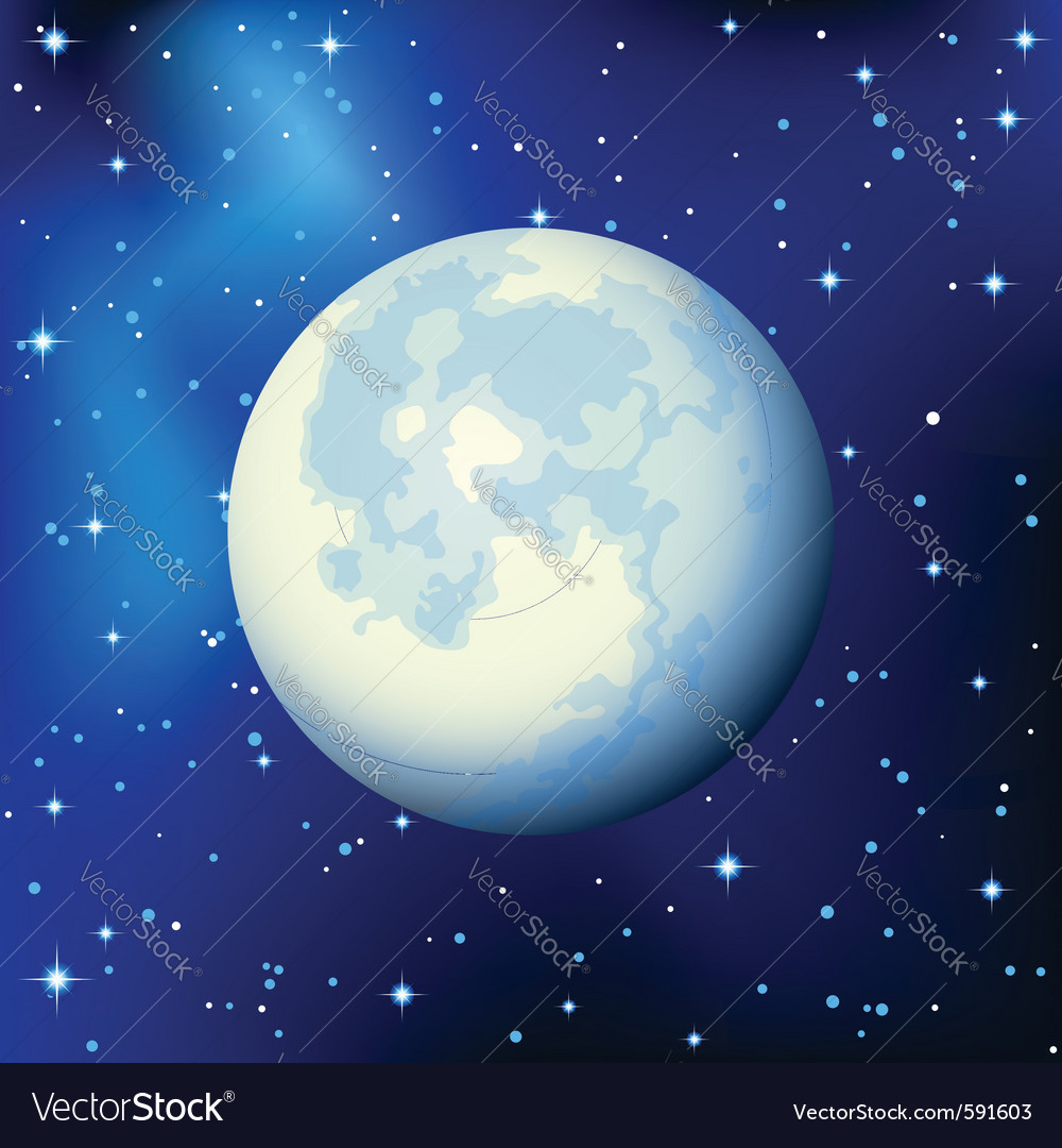 Moon Royalty Free Vector Image - VectorStock