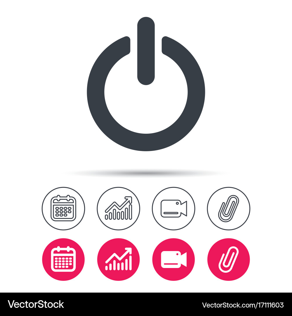 On off power icon energy switch sign Royalty Free Vector