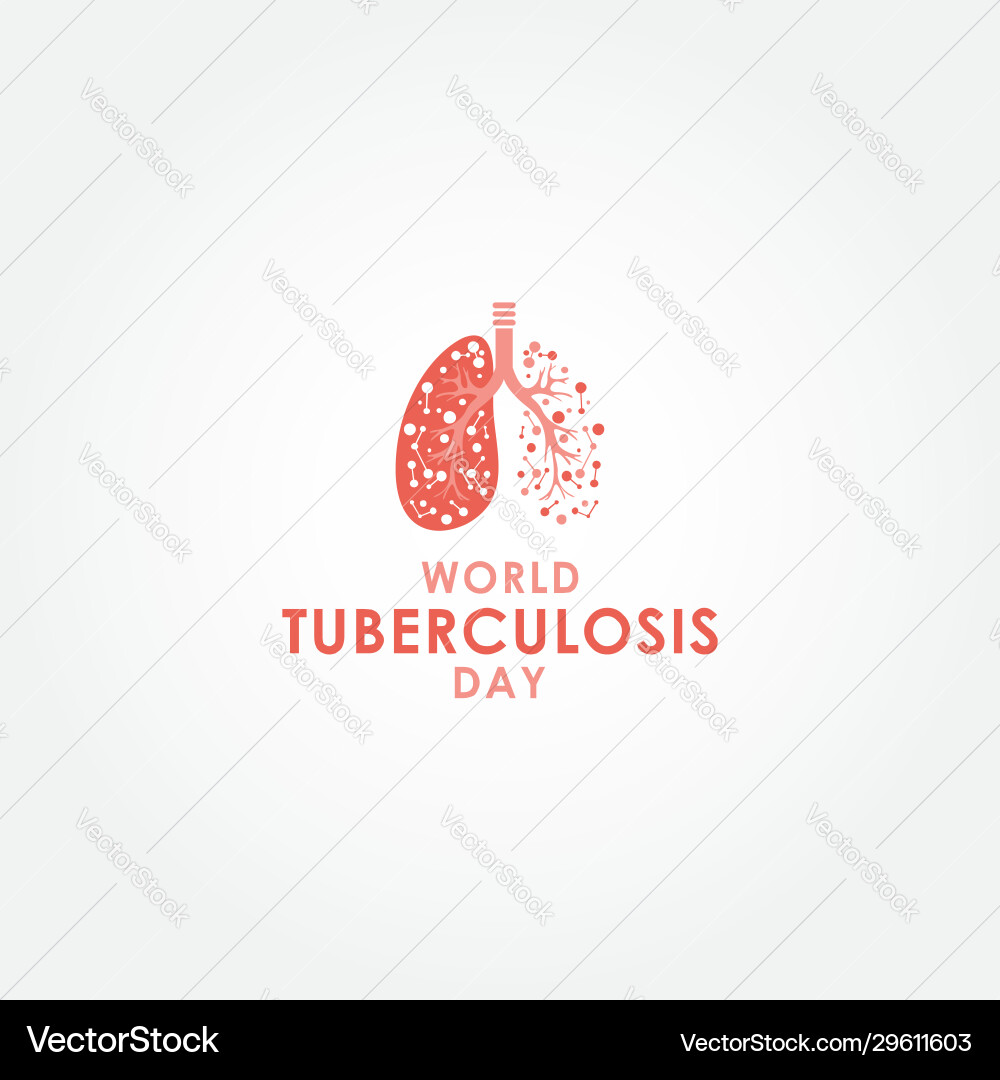World tuberculosis day design for banner Vector Image