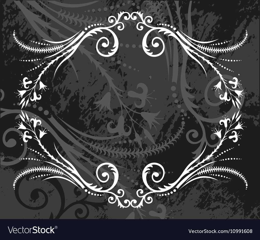Decorative frame with pattern Royalty Free Vector Image