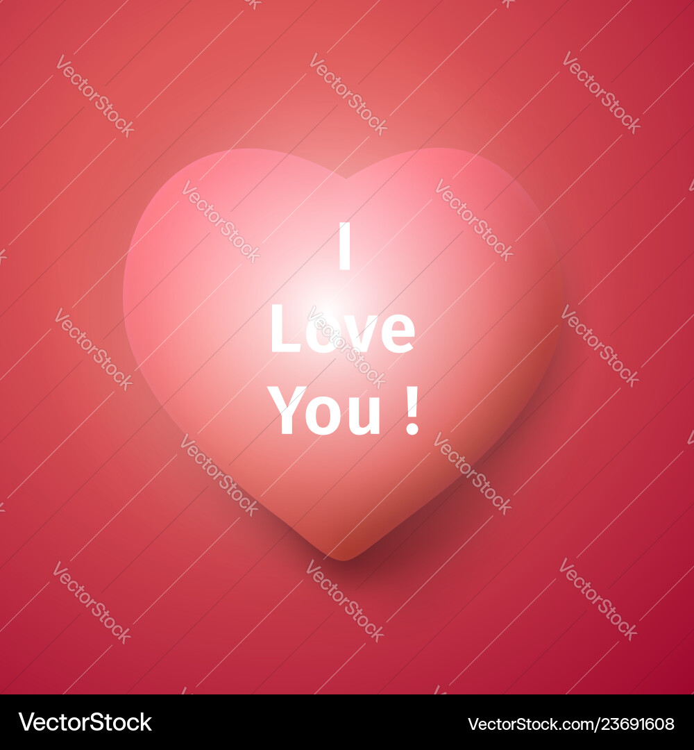 I love you banner Royalty Free Vector Image - VectorStock