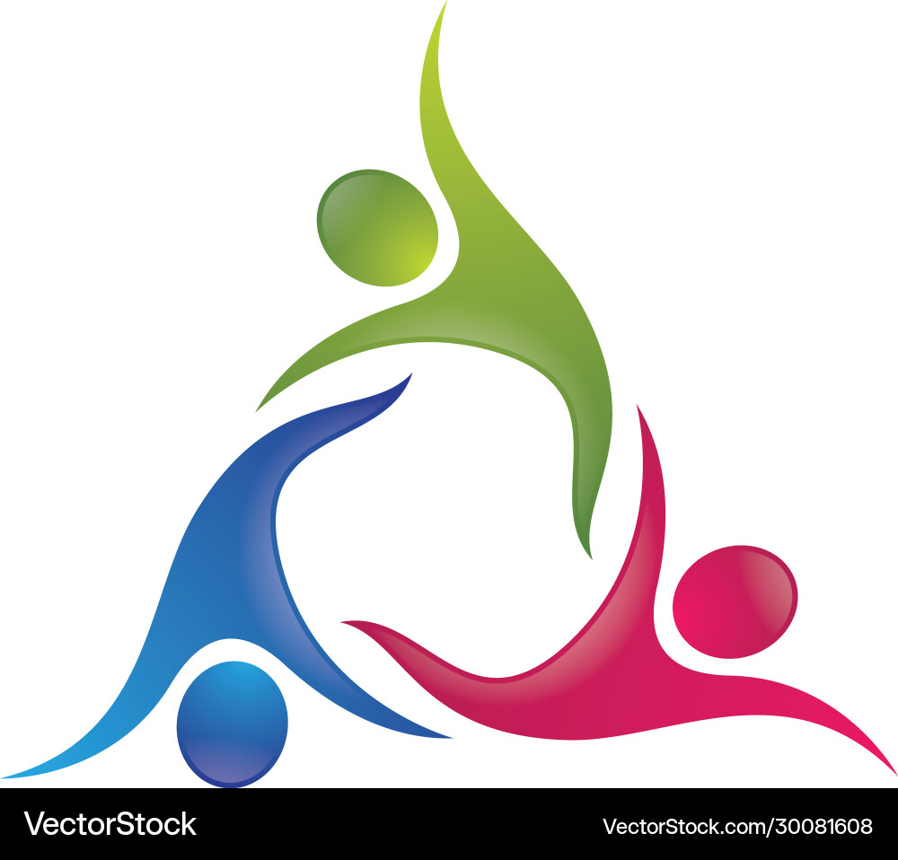 Teamwork icon Royalty Free Vector Image - VectorStock
