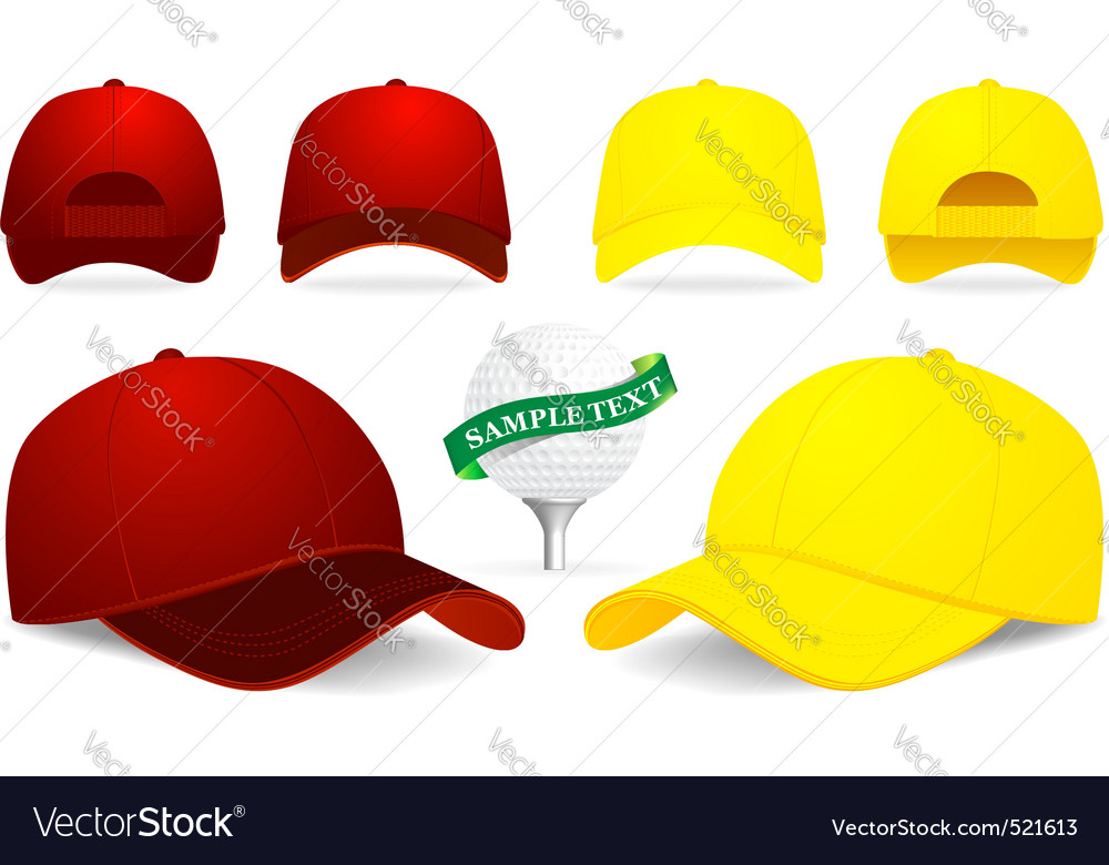 Baseball cap Royalty Free Vector Image - VectorStock