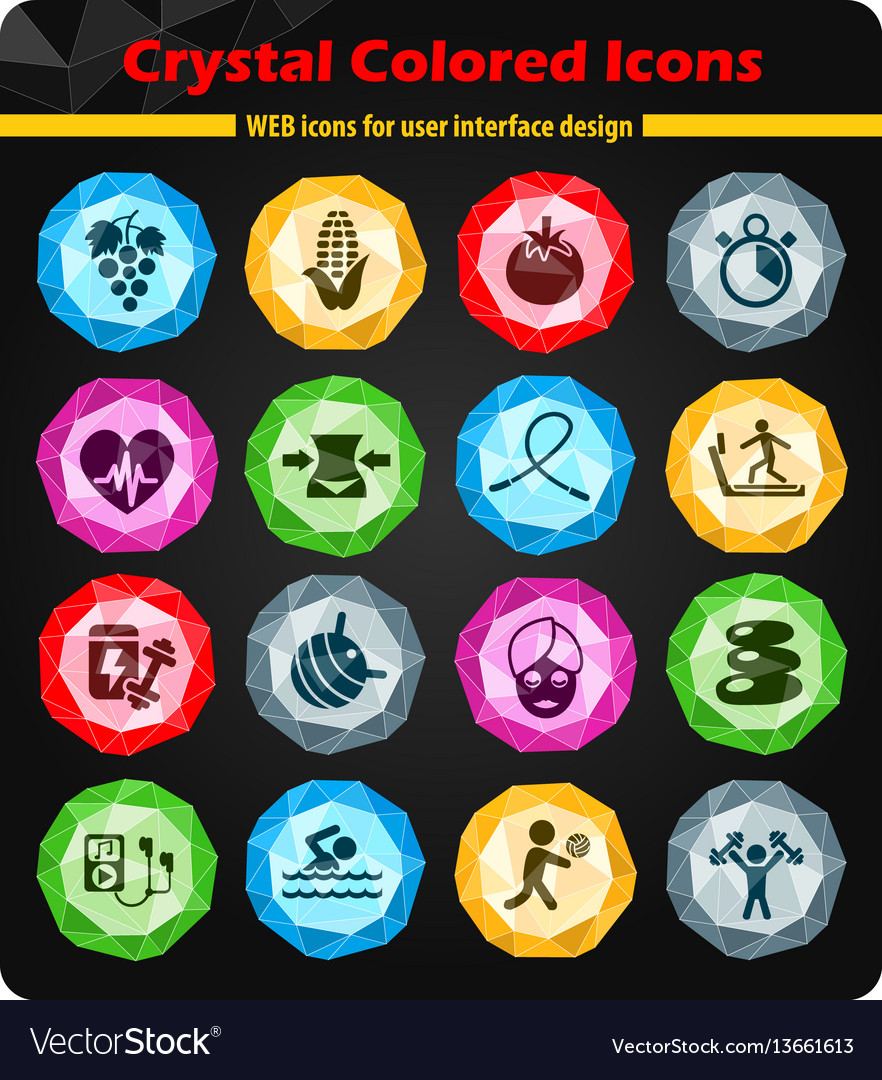 Healthy lifestyle icon set Royalty Free Vector Image Healthy lifestyle icon set Royalty Free Vector Image