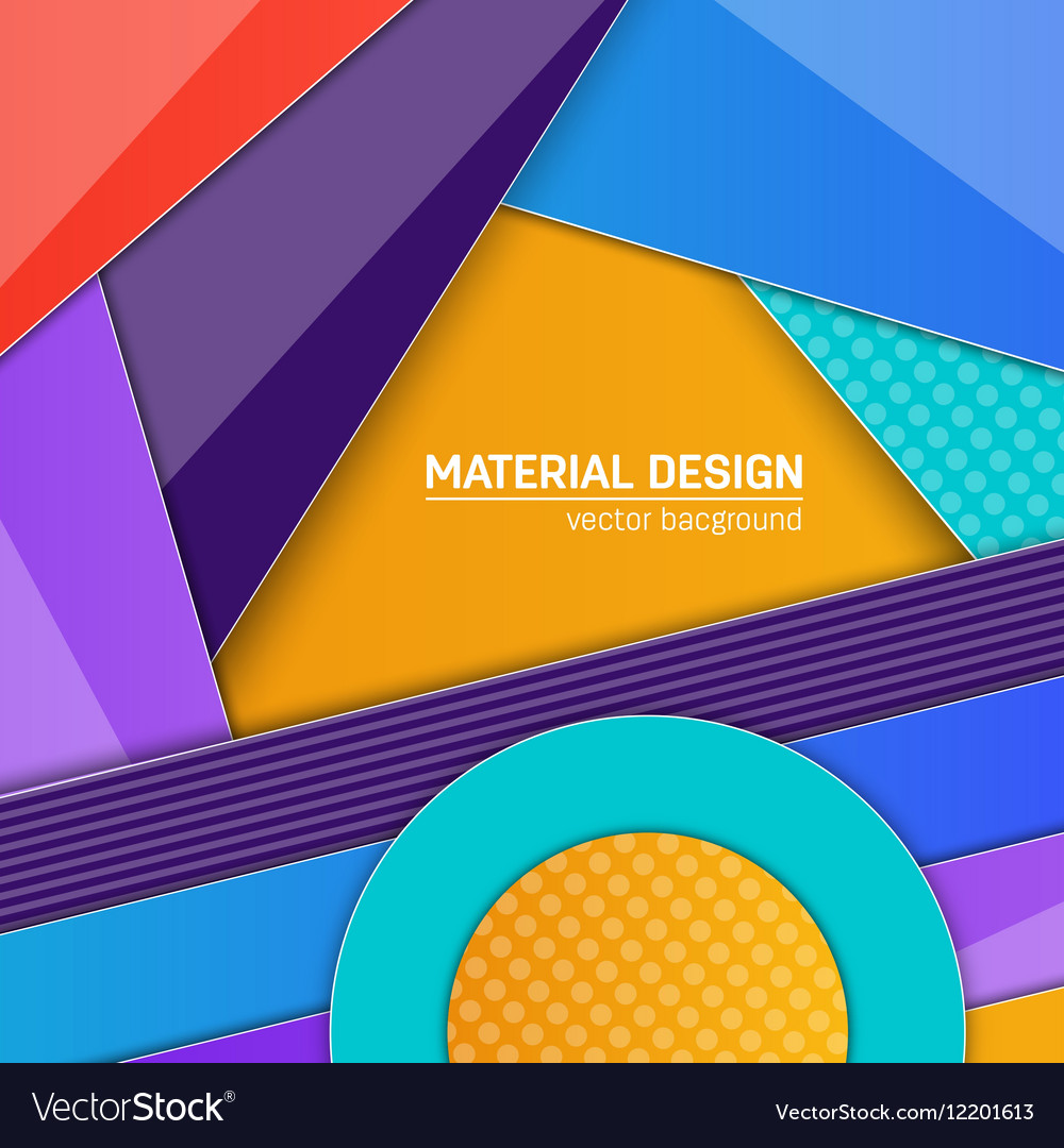 Material design background abstract Royalty Free Vector