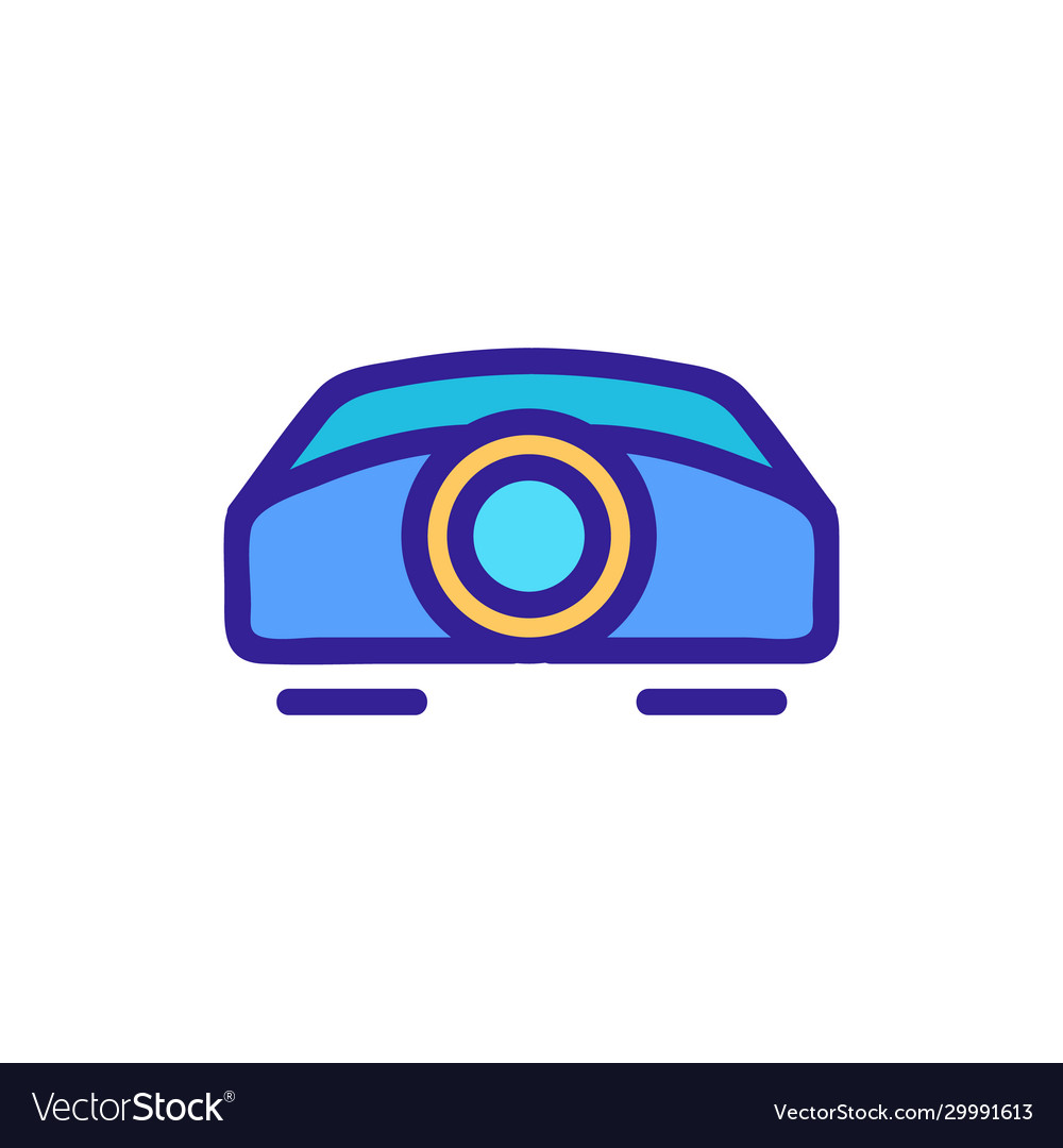 Presentation projector icon isolated Royalty Free Vector