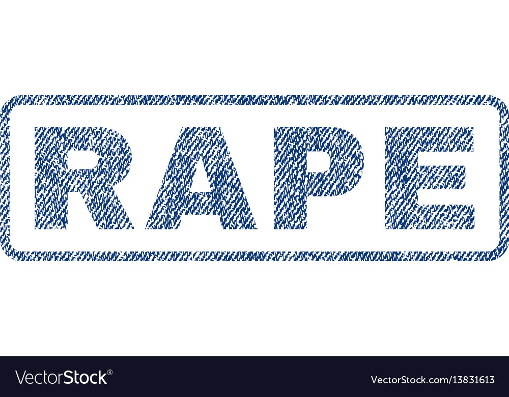 Rape textile stamp Royalty Free Vector Image - VectorStock