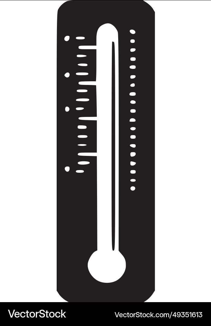 Thermometer - high quality logo ideal Royalty Free Vector