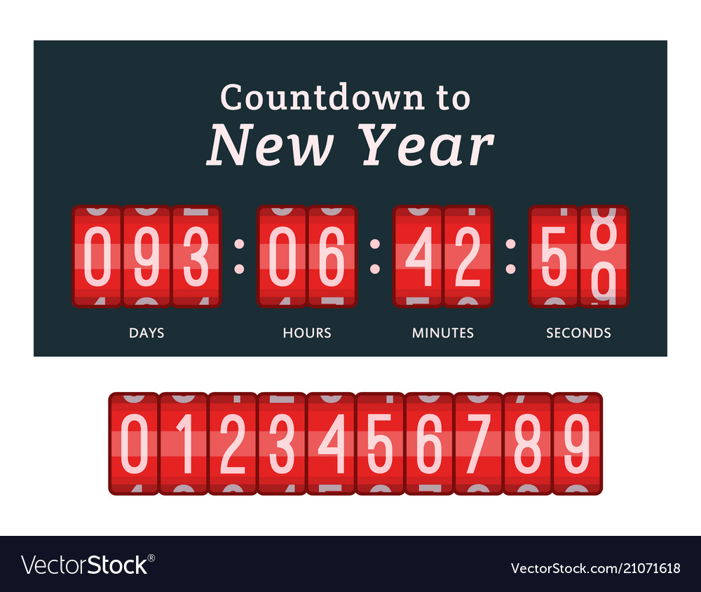 Timer clocks watch stopwatch countdown Royalty Free Vector