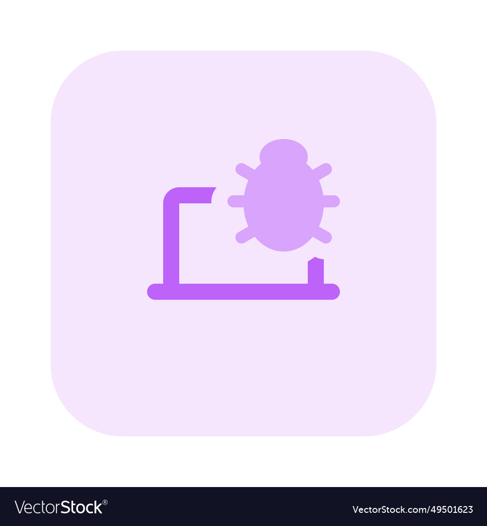 Coding error in a piece of software Royalty Free Vector