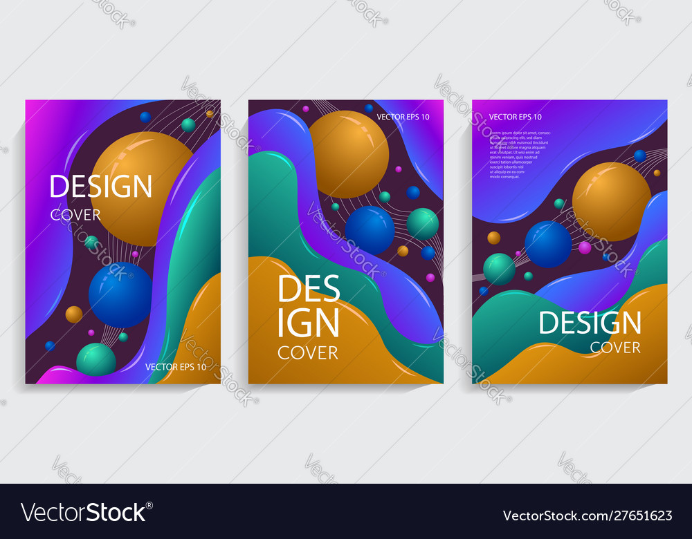 Colorful greeting cards Royalty Free Vector Image