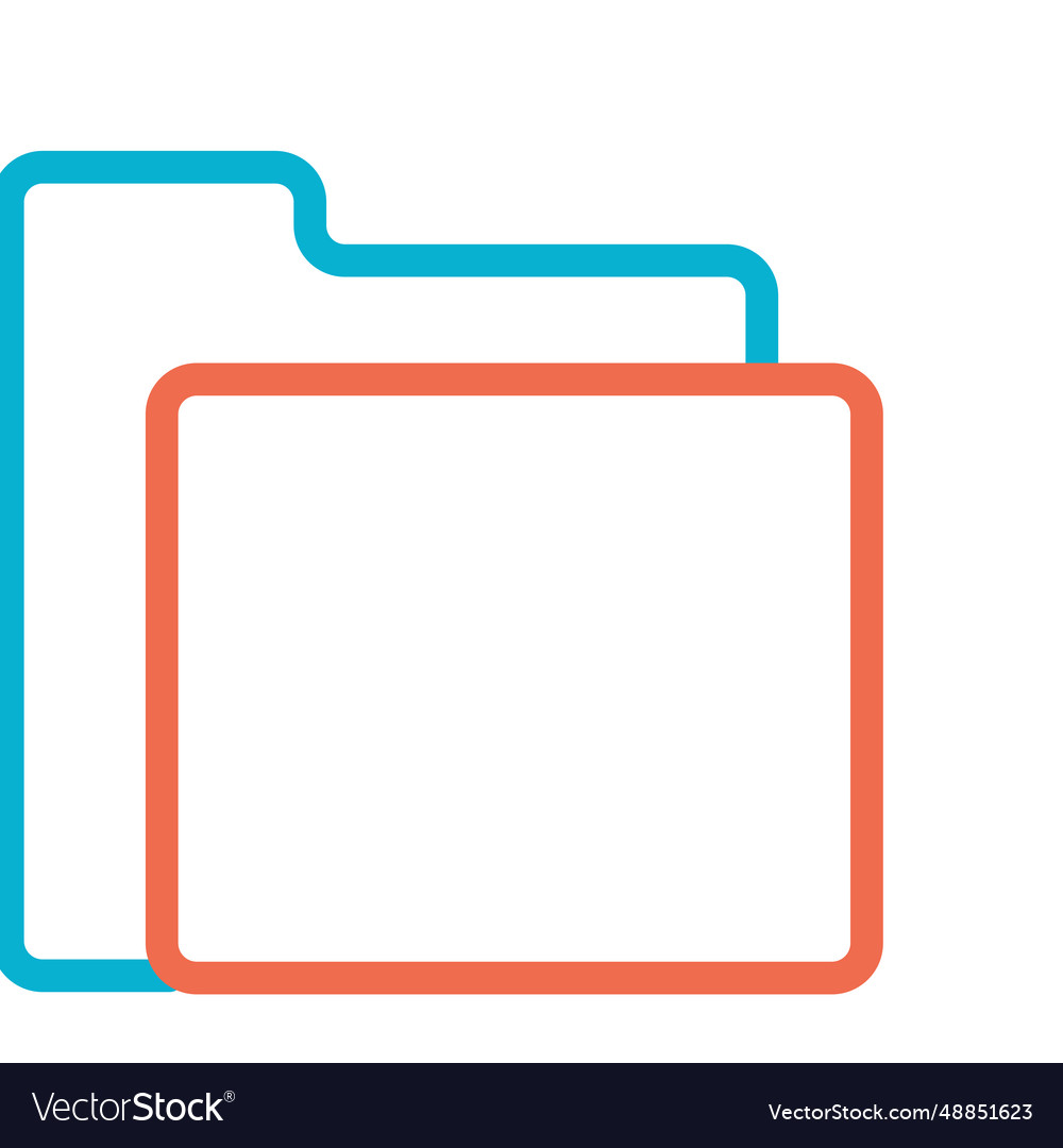 Folder documents icon Royalty Free Vector Image