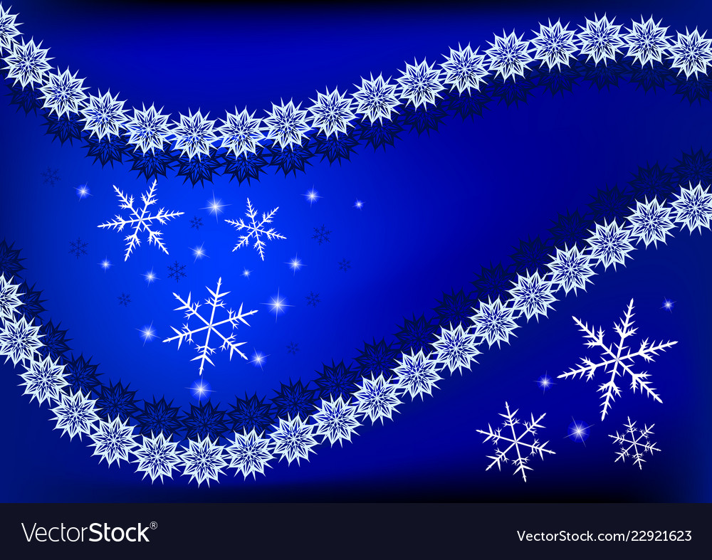 Magic snowfall Royalty Free Vector Image - VectorStock