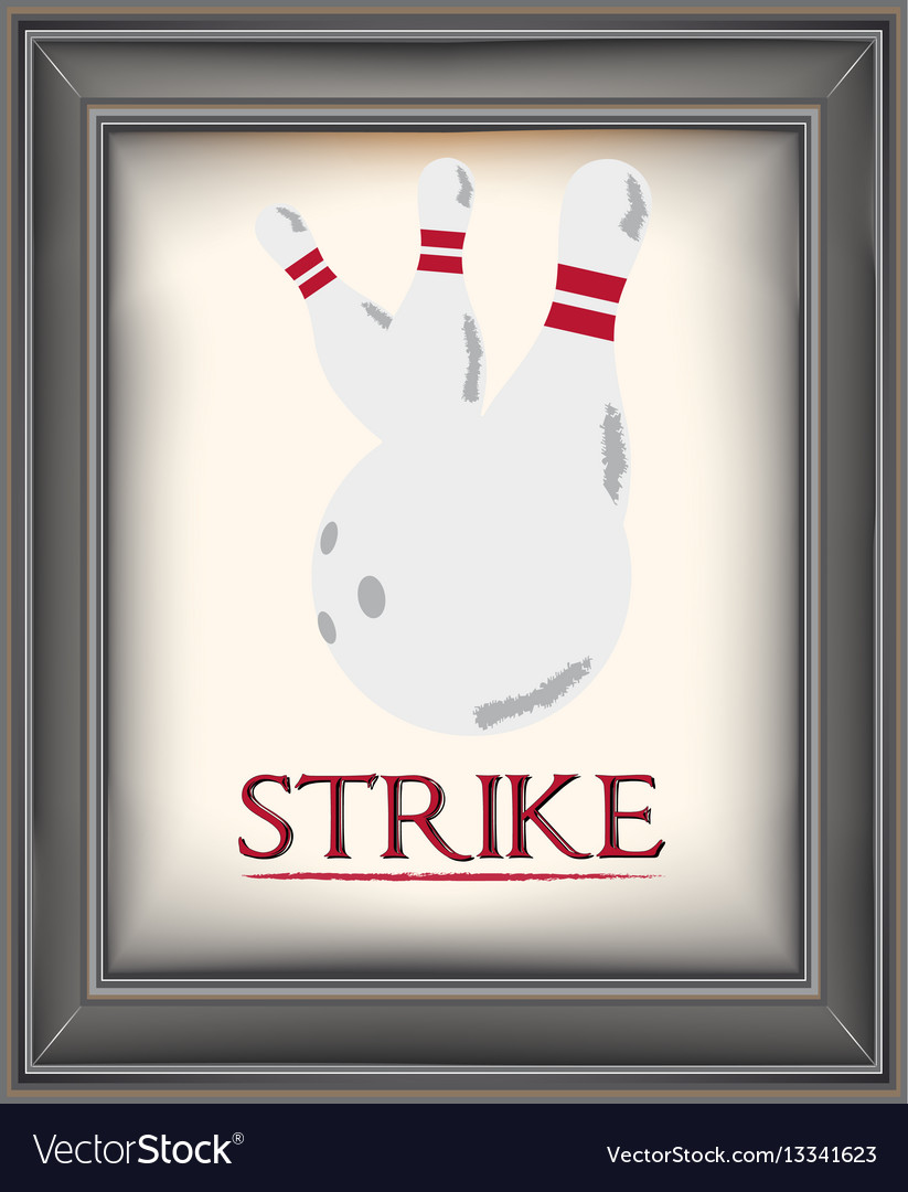 Strike Royalty Free Vector Image - VectorStock