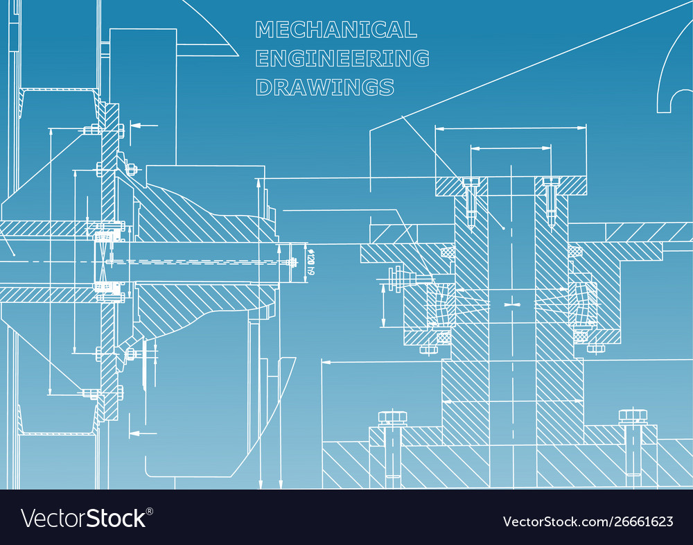 Technical mechanical engineering backgrounds Vector Image