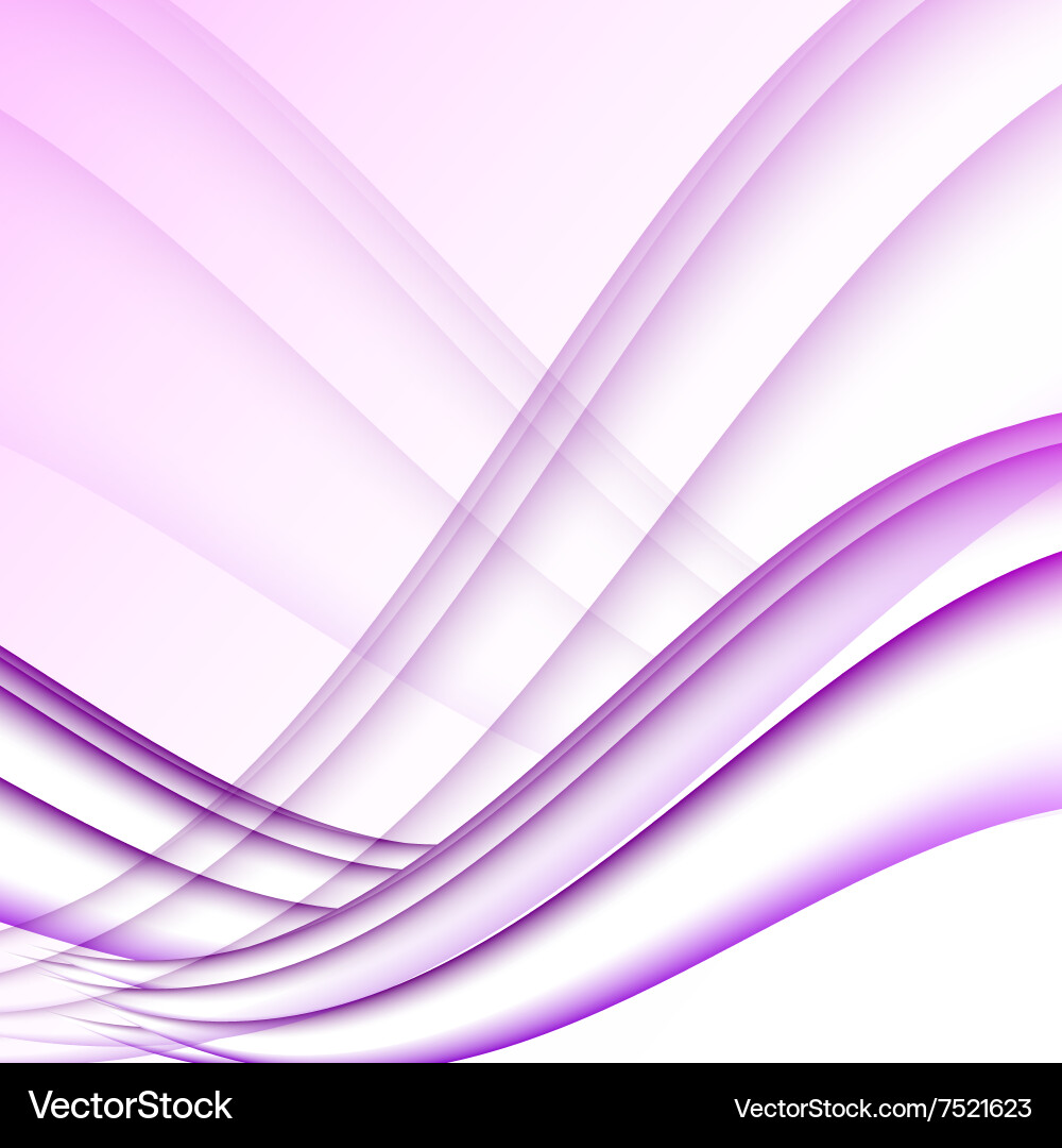 Violet and white waves modern futuristic abstract Vector Image