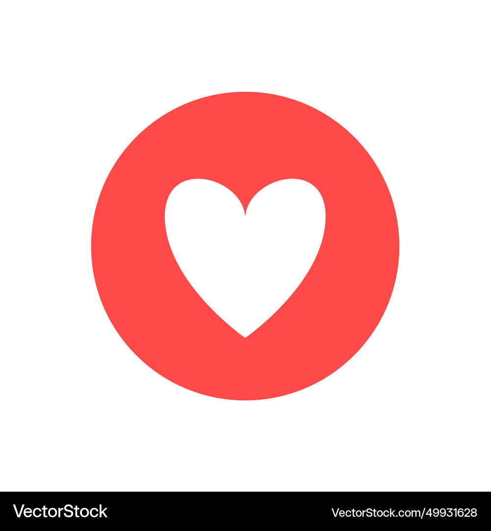 Heart shape clipart element valentines day Vector Image