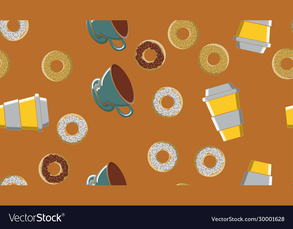 Seamless pattern texture different round Vector Image