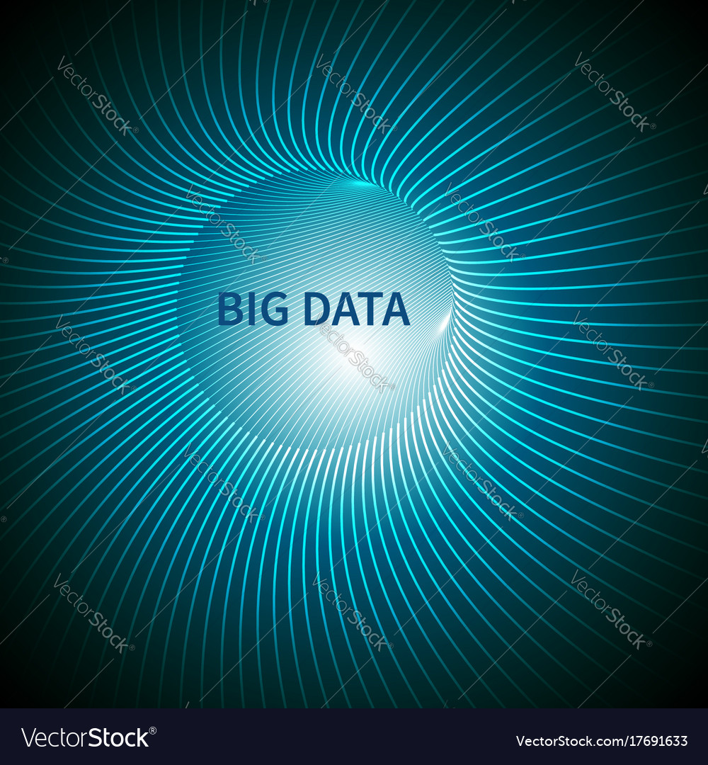Big data abstract background Royalty Free Vector Image