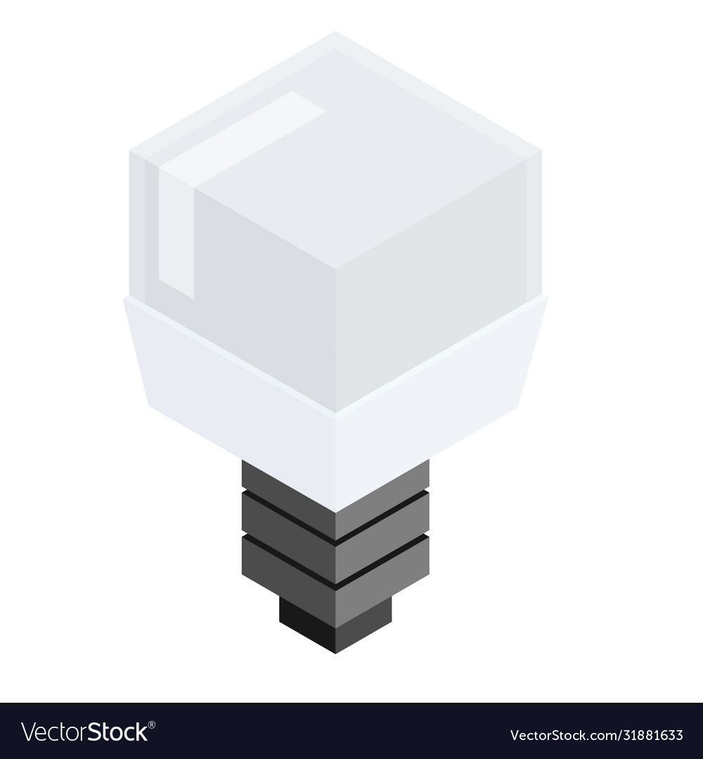 Isometric light bulb lamps Royalty Free Vector Image Isometric light bulb lamps Royalty Free Vector Image