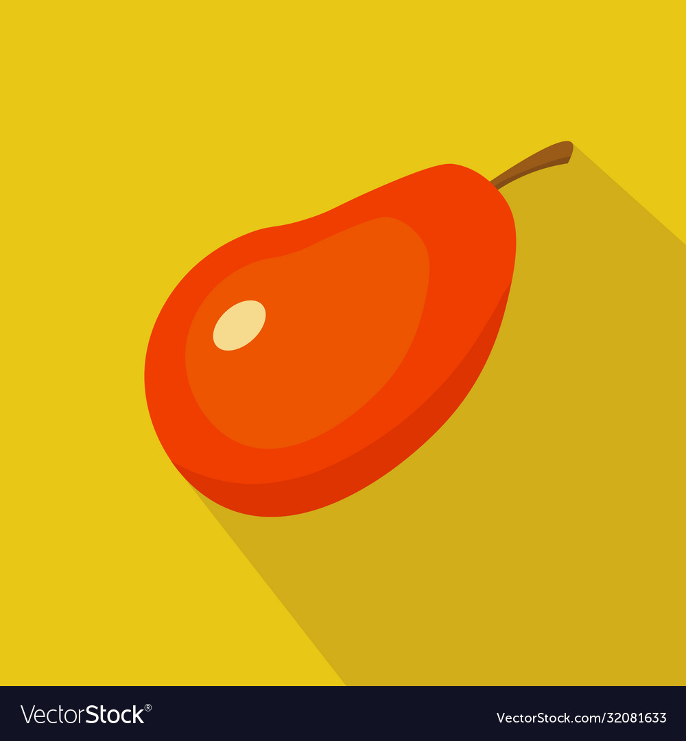 Mango flat icon Royalty Free Vector Image - VectorStock