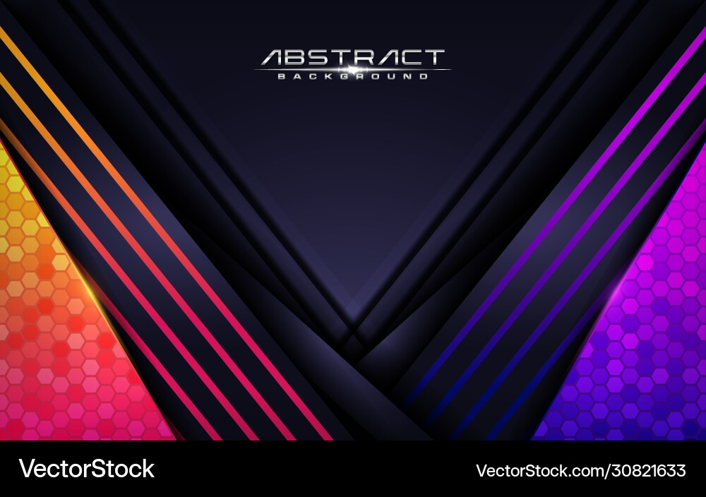 Modern colorful futuristic background design Vector Image