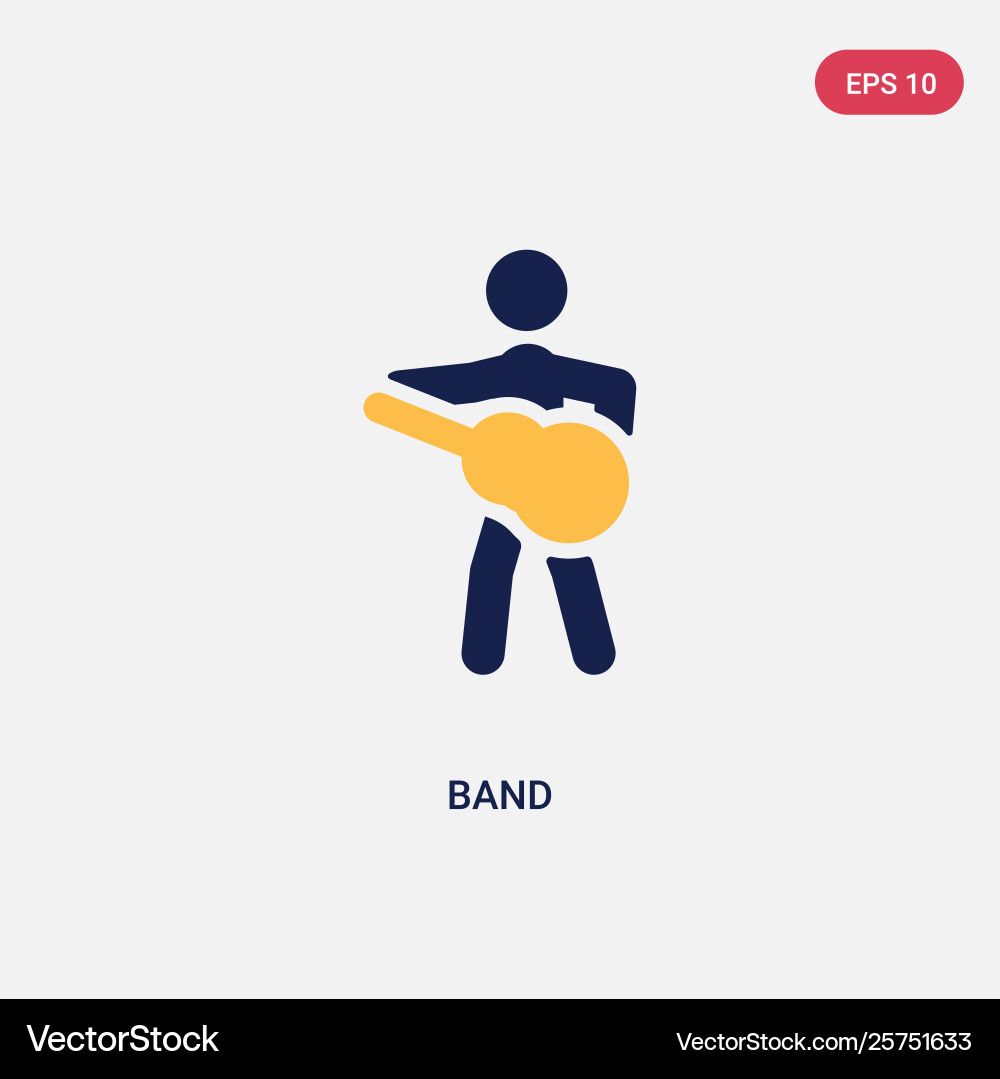 Two color band icon from ultimate glyphicons Vector Image