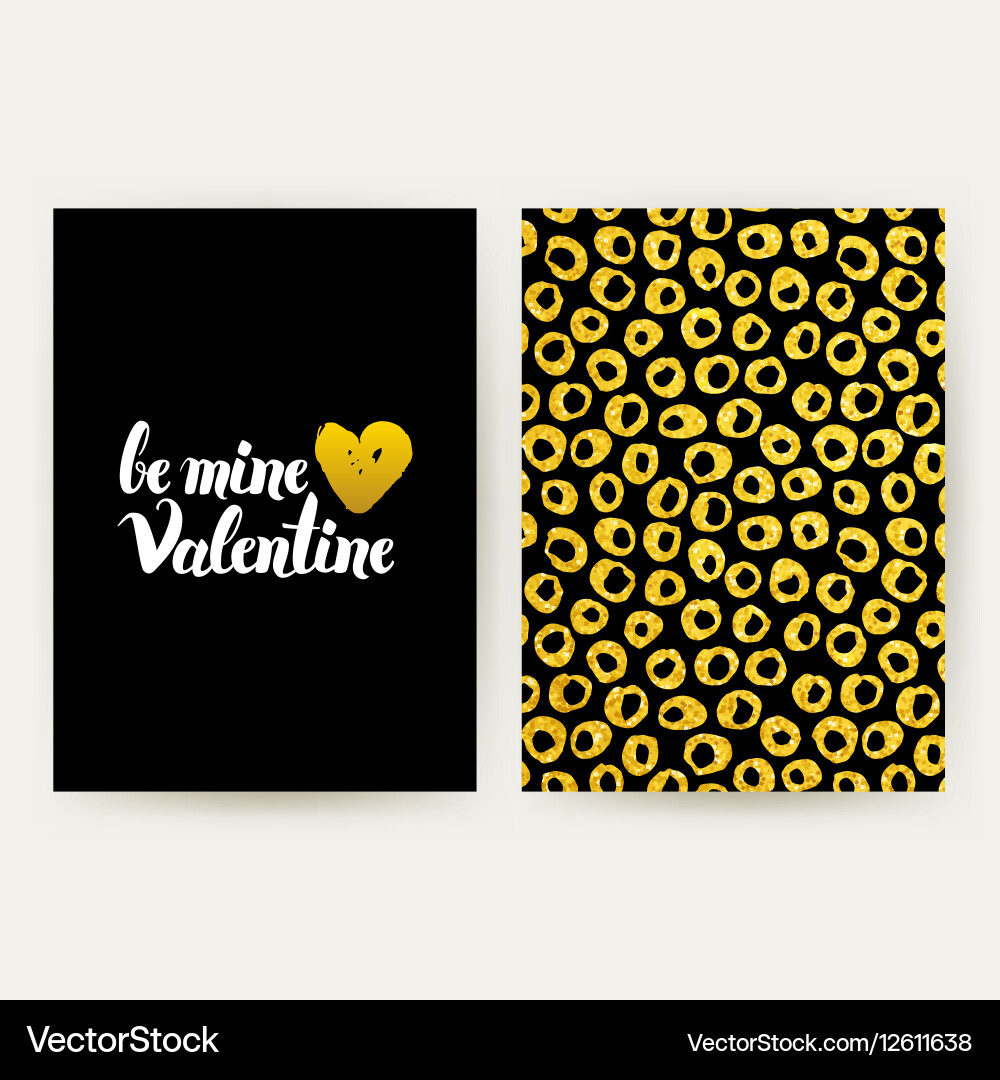 Be my valentine retro posters Royalty Free Vector Image