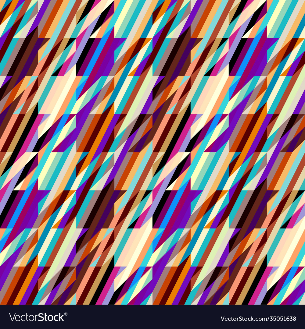 Classic hounds-tooth pattern in a patchwork Vector Image