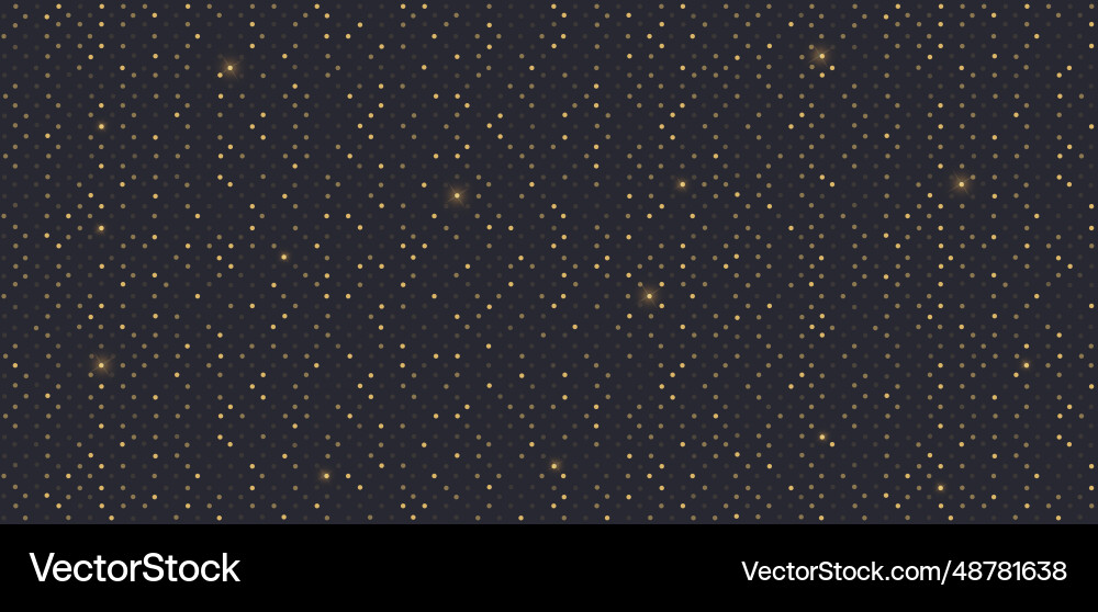 Glitter dots seamless pattern Royalty Free Vector Image