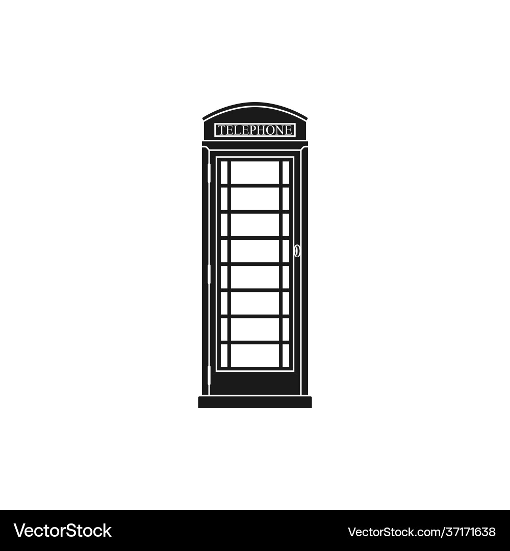 Realistic icon a street payphone Royalty Free Vector Image