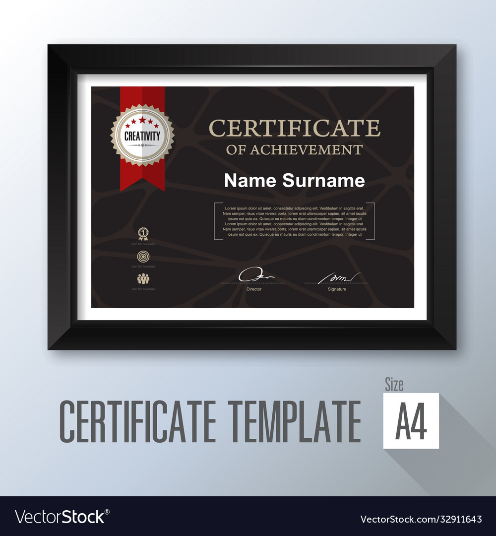 Certificate 19 Royalty Free Vector Image - VectorStock