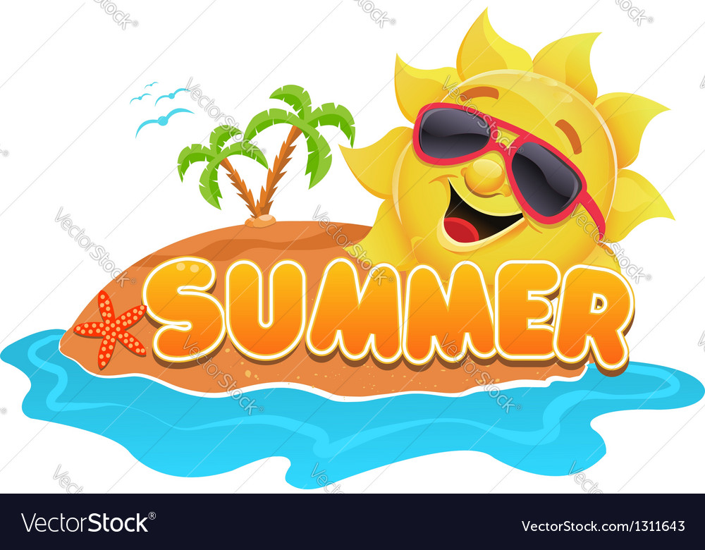 Summer theme Royalty Free Vector Image - VectorStock