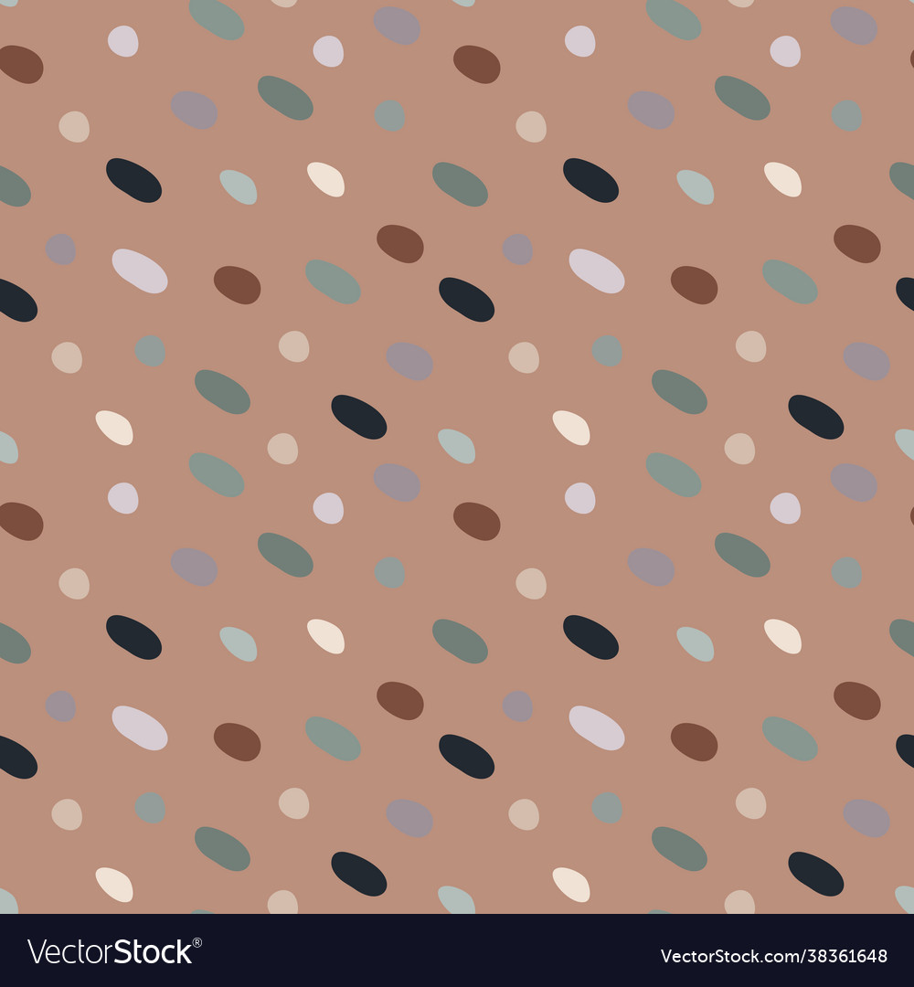 Abstract seamless pattern with multicolored spots Vector Image