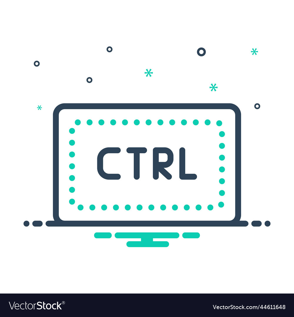 Ctrl Royalty Free Vector Image - VectorStock