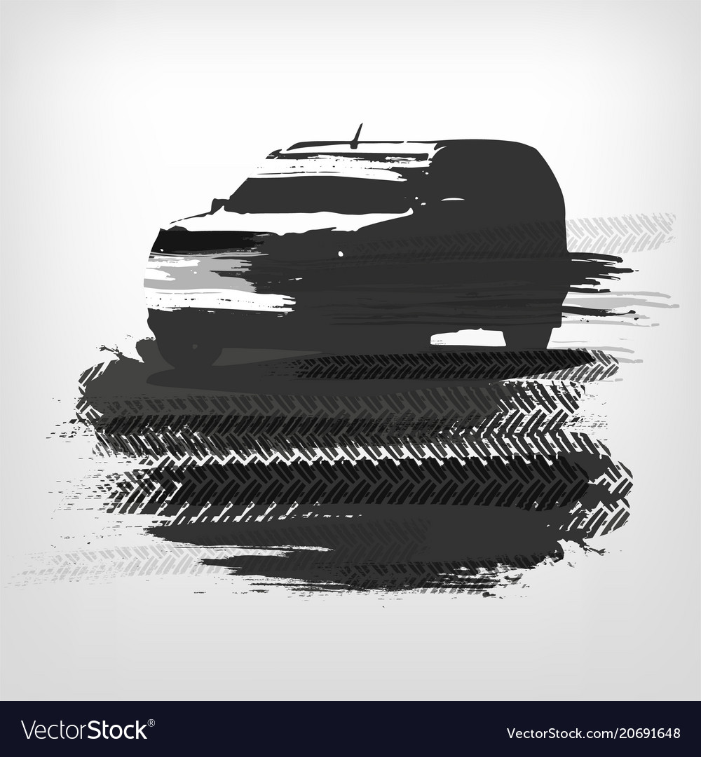 Off-road car element Royalty Free Vector Image
