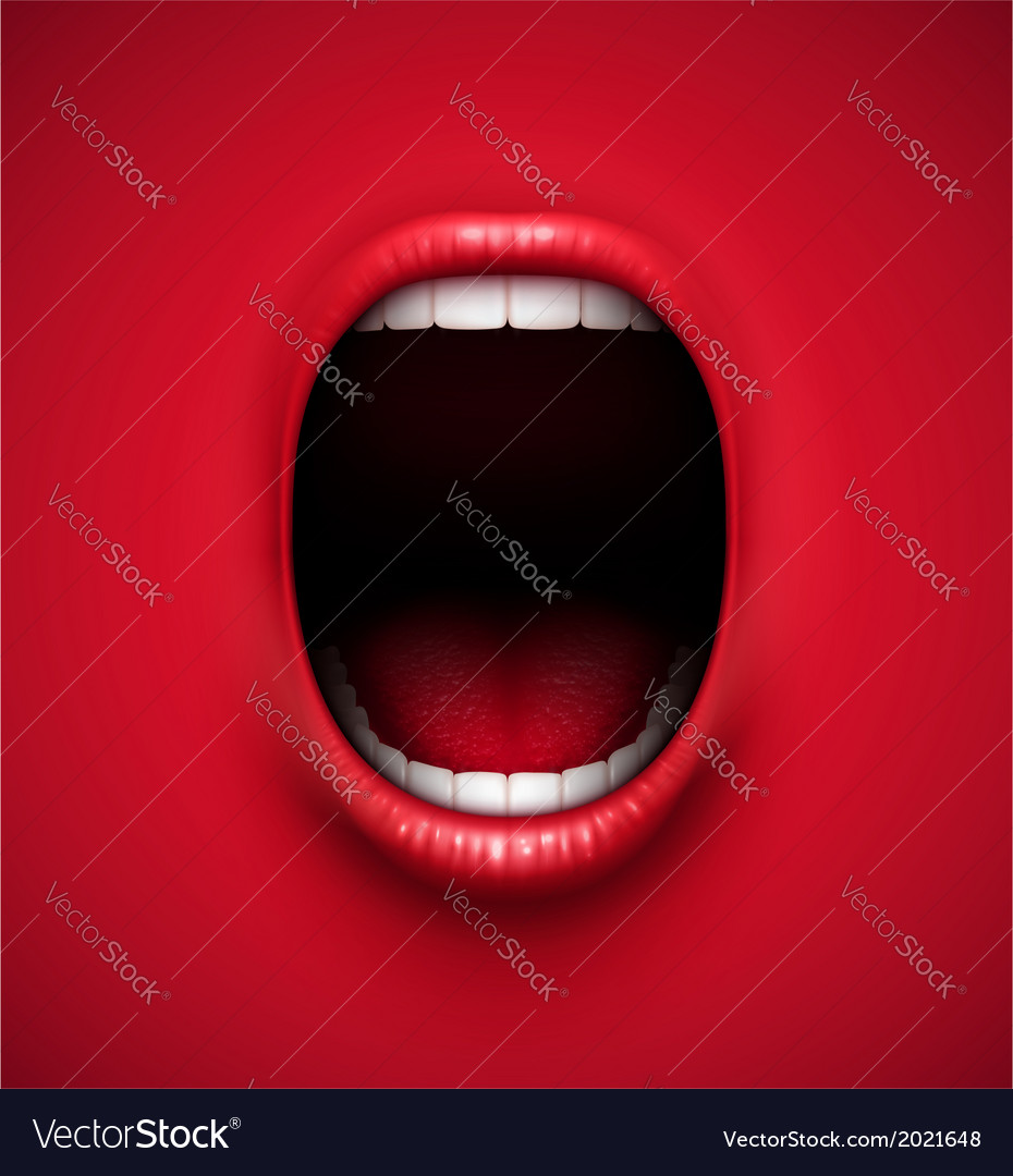 Scream background Royalty Free Vector Image - VectorStock