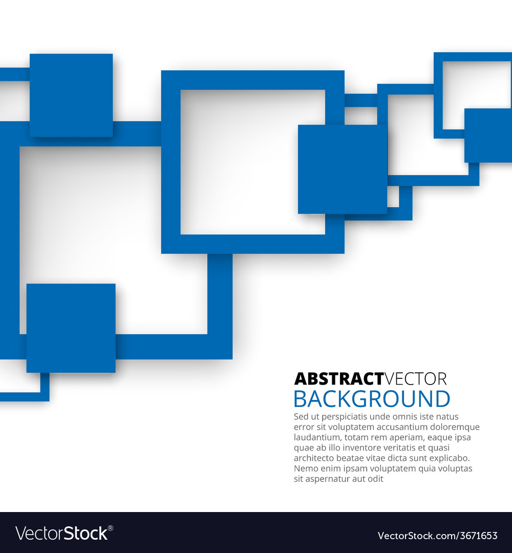 Abstract squares background Royalty Free Vector Image