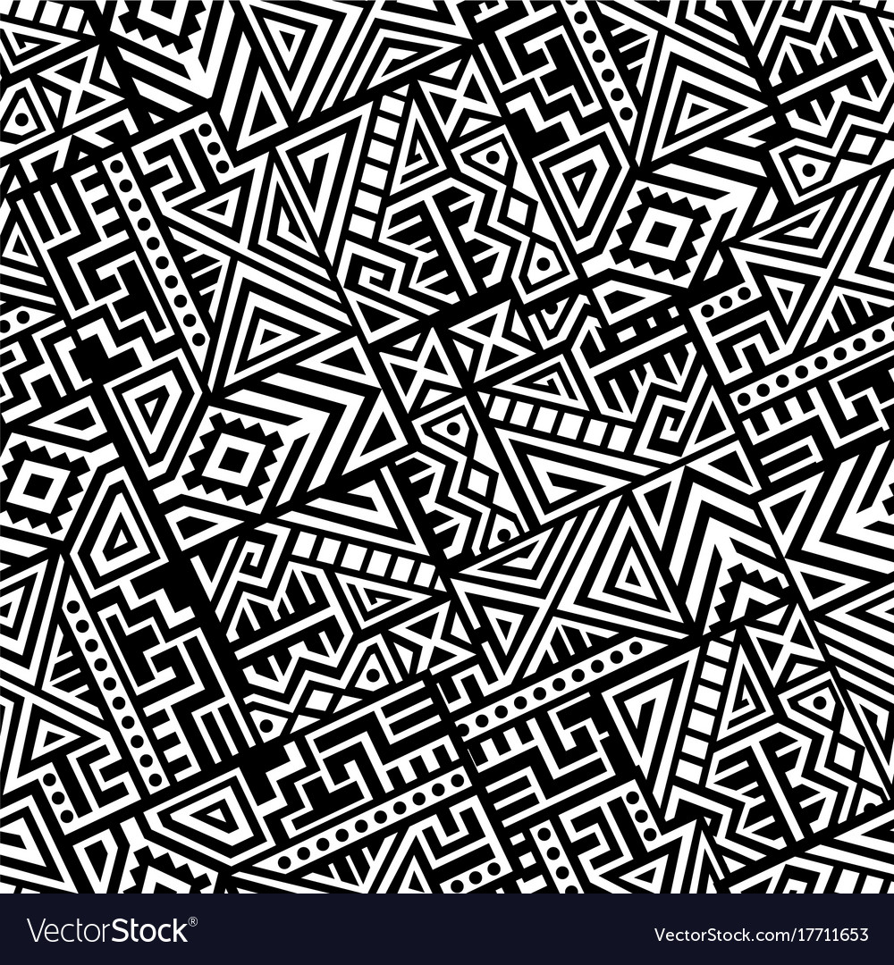 Creative seamless pattern Royalty Free Vector Image