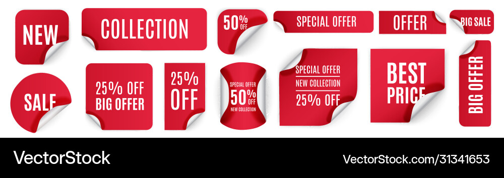 Stickers for sale Royalty Free Vector Image - VectorStock