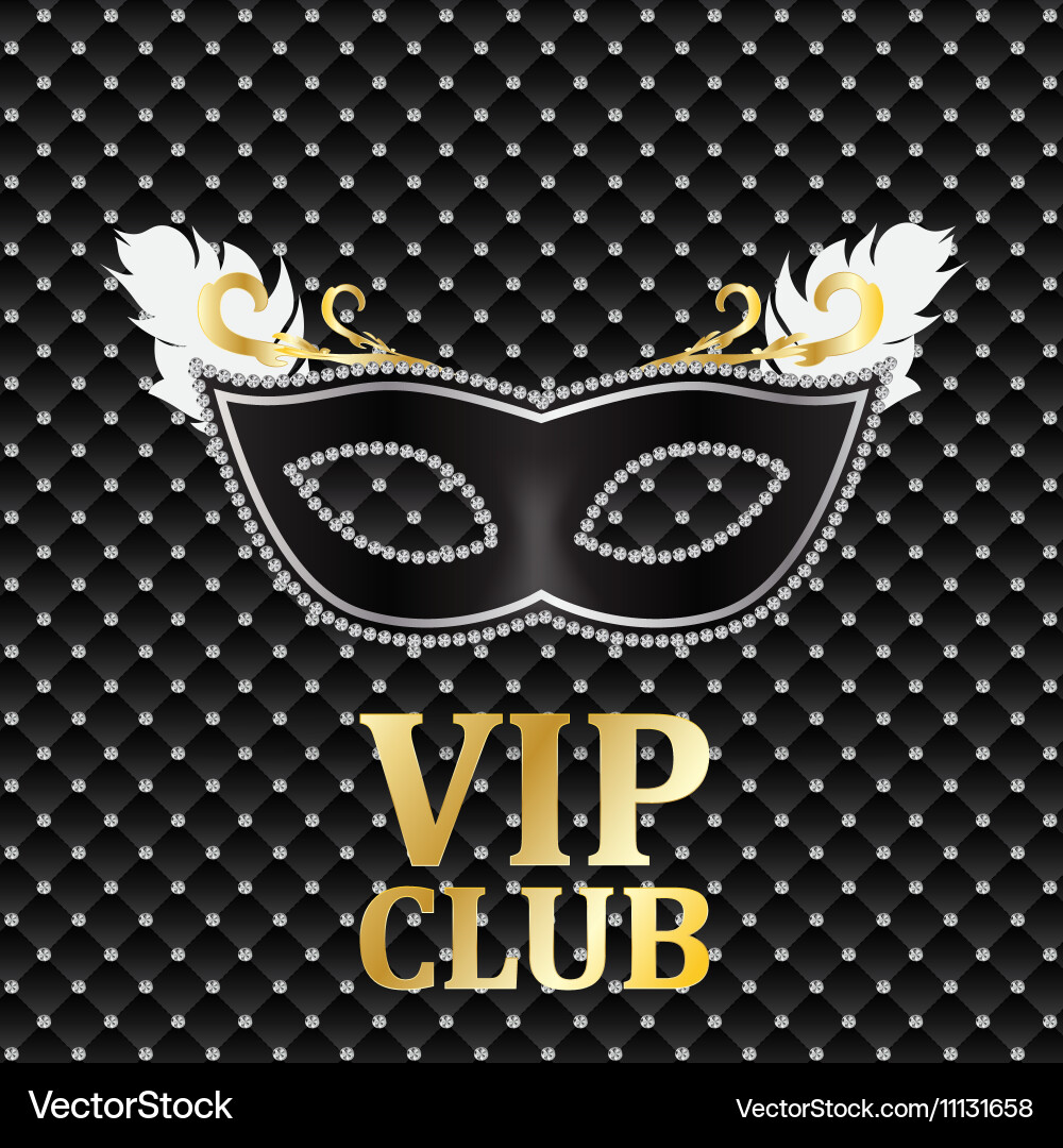 Elegant dark vip card Royalty Free Vector Image