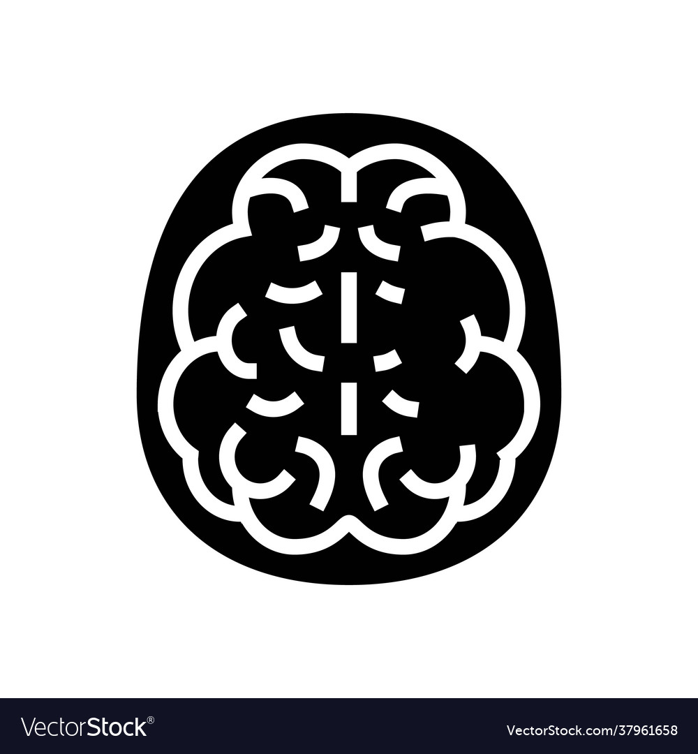 Mind health problem glyph icon Royalty Free Vector Image Mind health problem glyph icon Royalty Free Vector Image