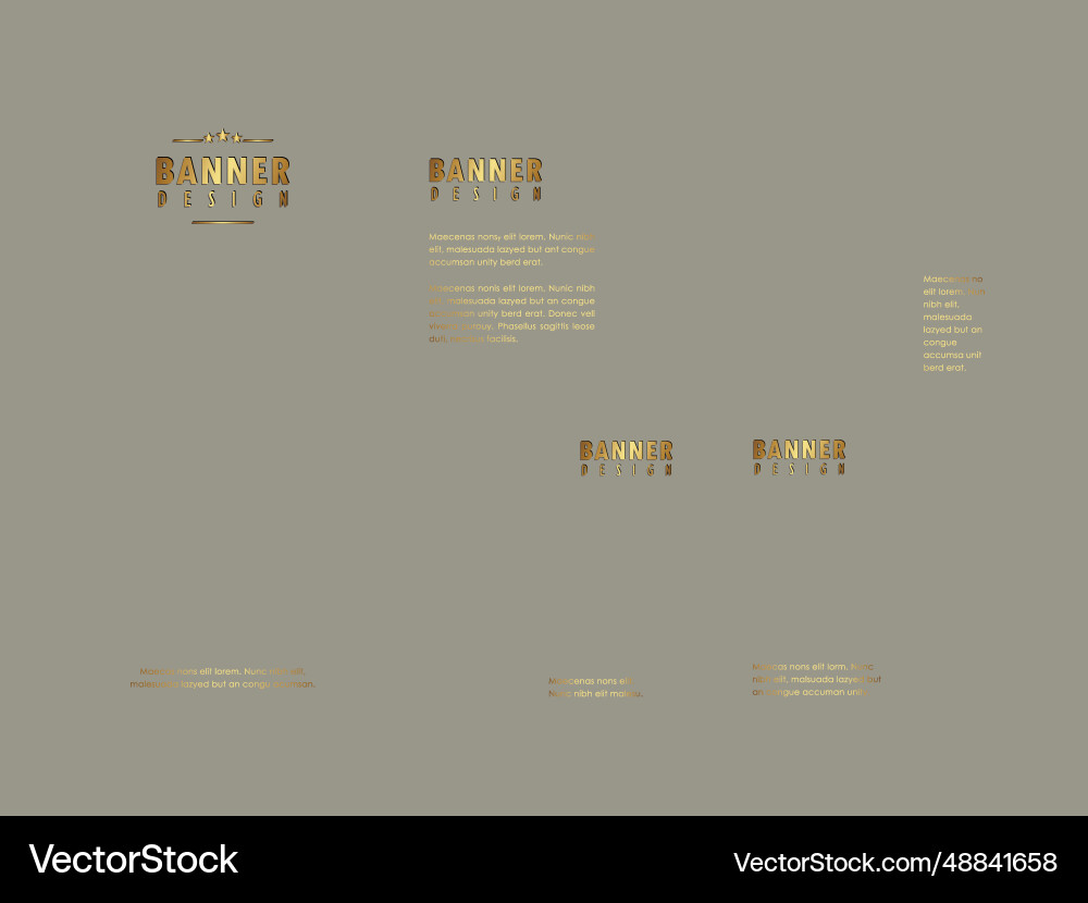 Modern banner design Royalty Free Vector Image