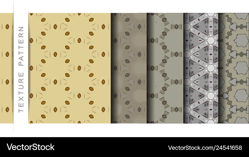 Set of the abstract pattern wallpaper back Vector Image