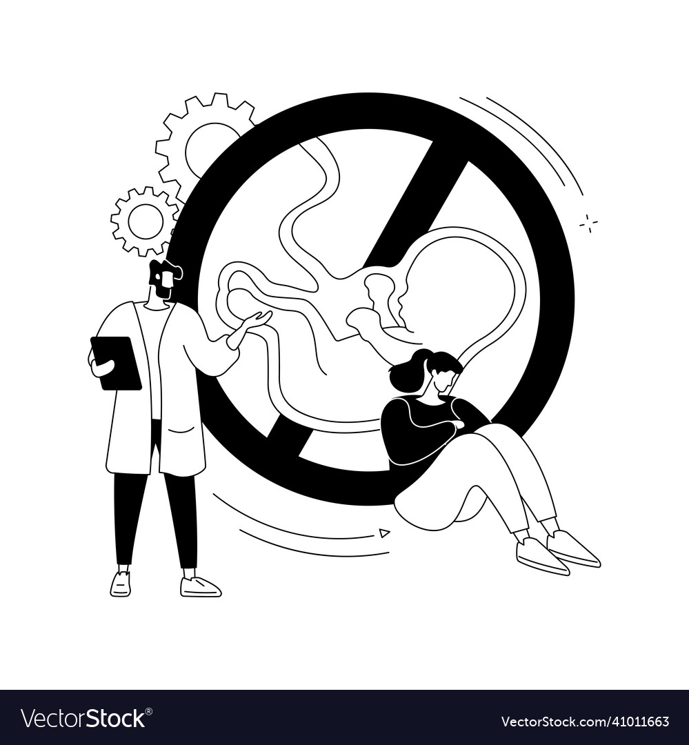 Abortion abstract concept Royalty Free Vector Image