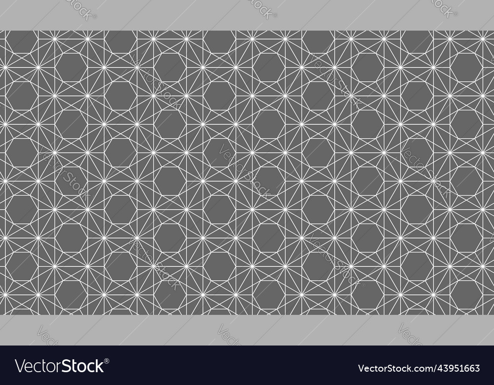 Geometric pattern seamless trendy design Vector Image
