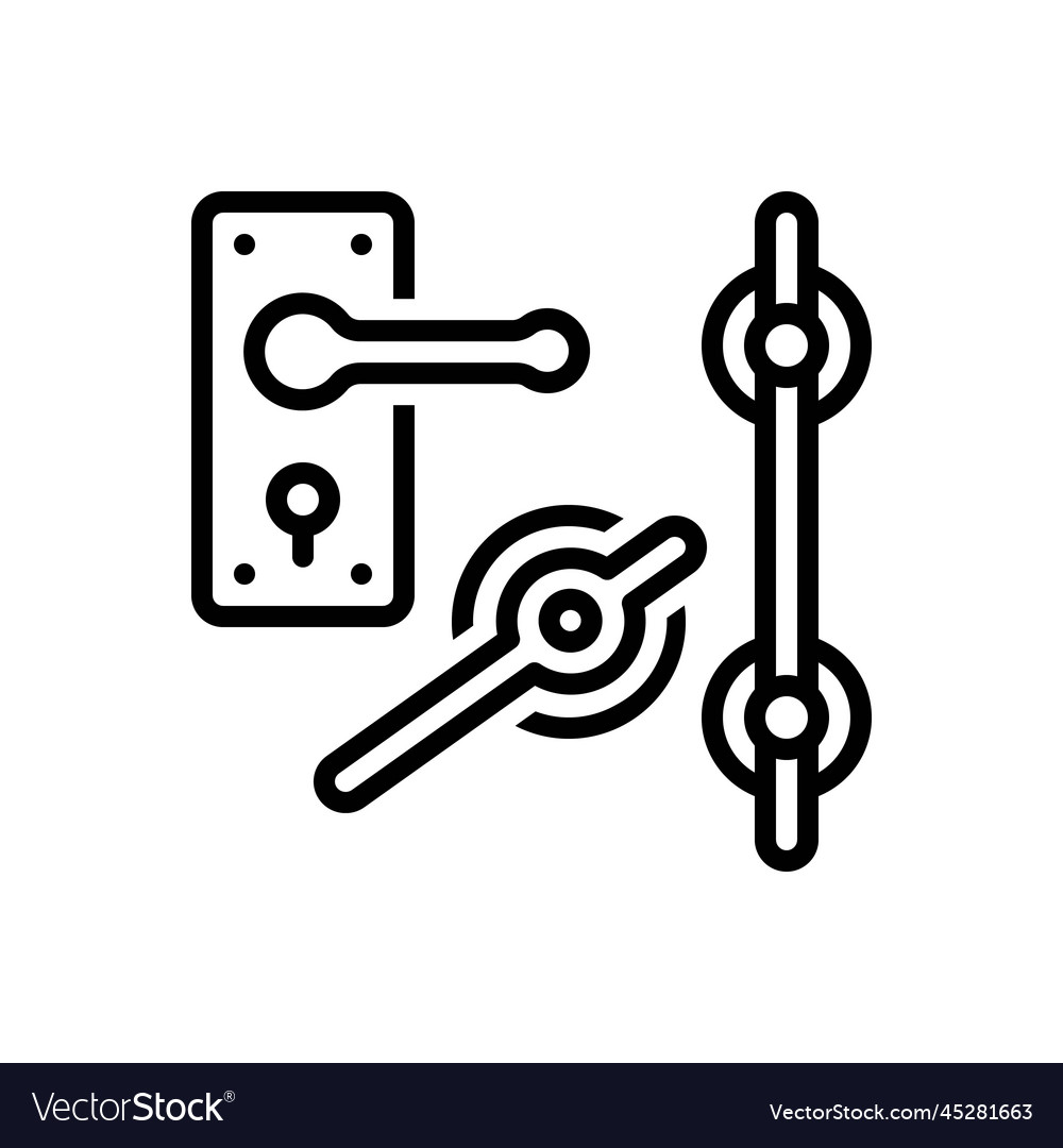 Handles Royalty Free Vector Image - VectorStock