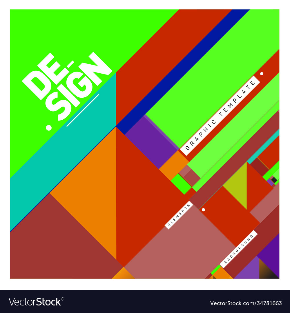 Modern colorful background material design Vector Image