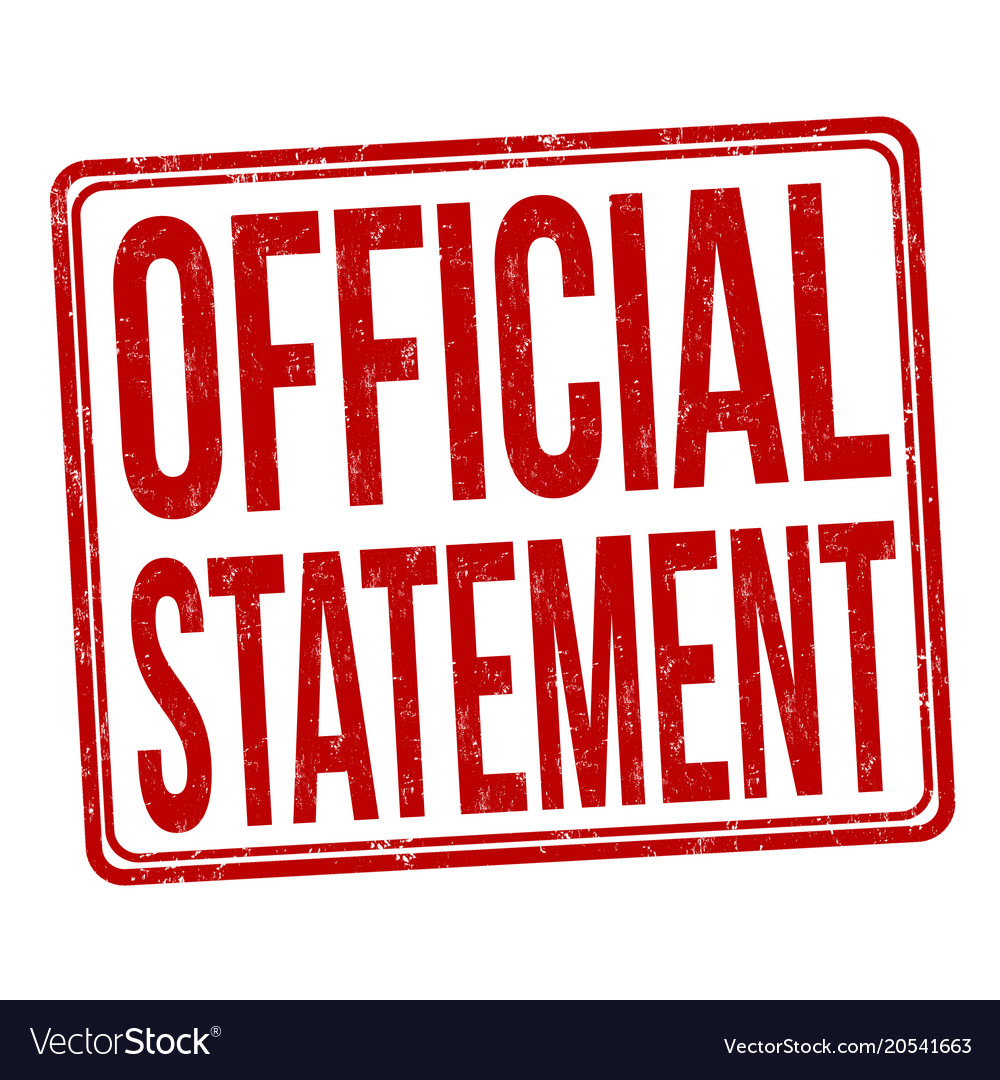 Official statement grunge rubber stamp Royalty Free Vector