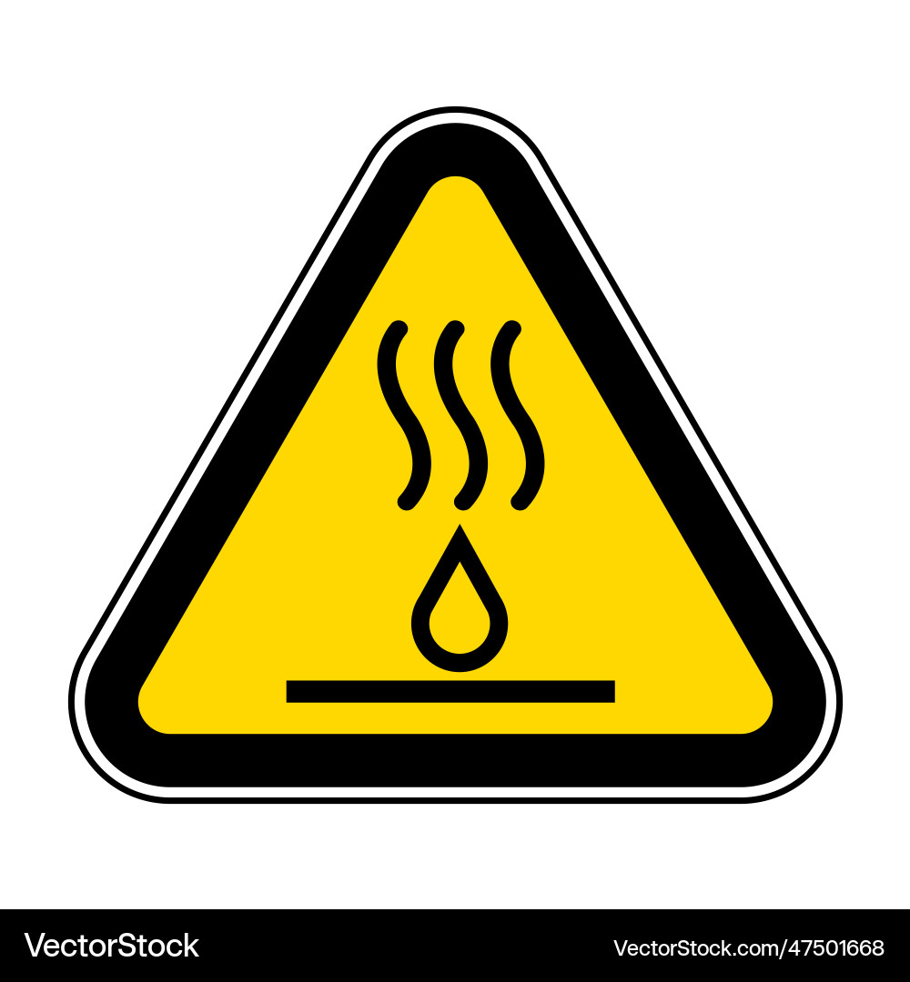 Hot liquids symbol sign isolate on white Vector Image